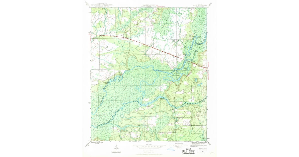 1940s Maps of Bruce, FL | Pastmaps