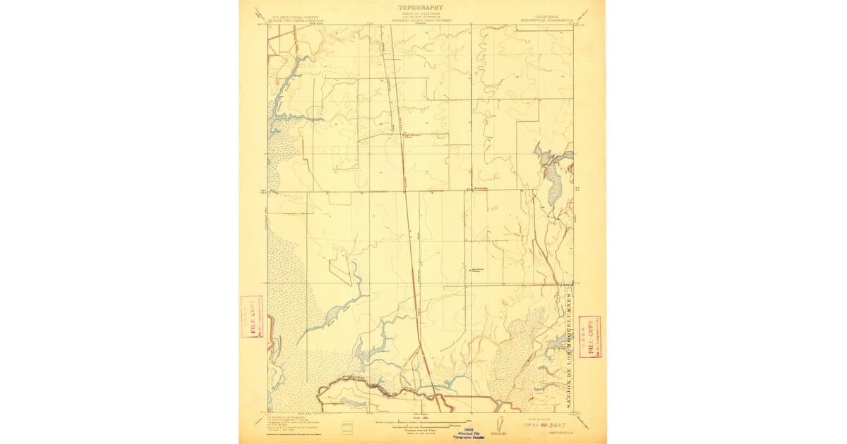 1910 Map of Bruceville, Sacramento County, CA — High-Res | Pastmaps