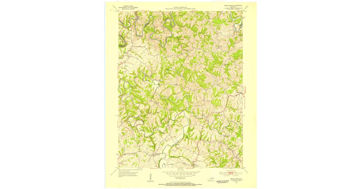 Old Maps of Polin, KY for Genealogy | Pastmaps