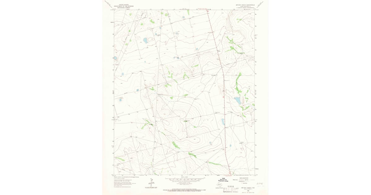 1960s Maps of Midland County, TX | Pastmaps