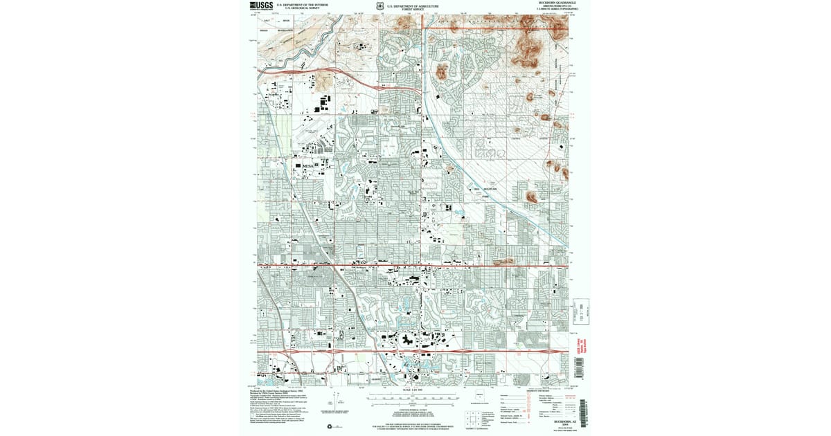 2000s (21st Century) Maps of Gilbert, AZ | Pastmaps