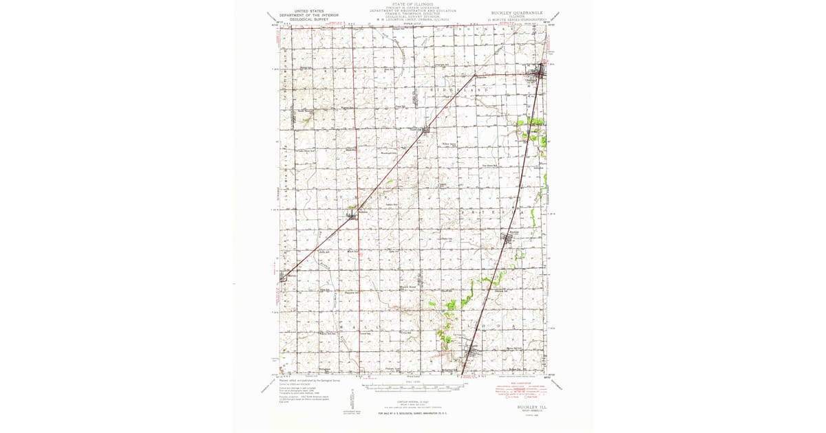 Old Historical Maps of Roberts, IL | Pastmaps