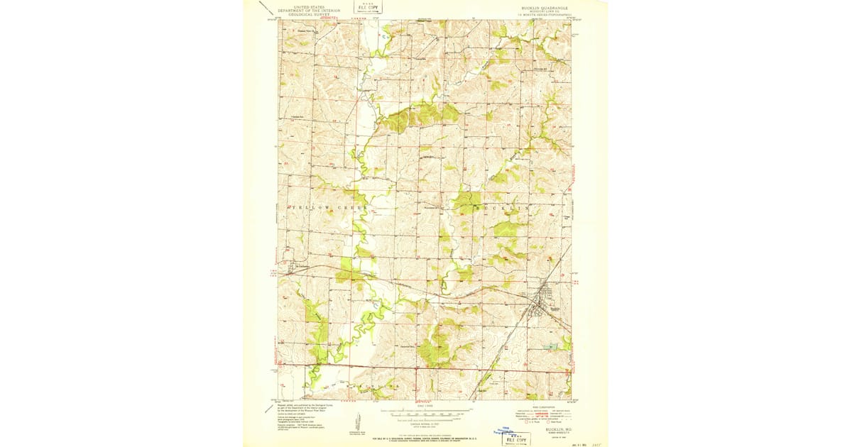 1950s Maps of Linn County, MO | Pastmaps