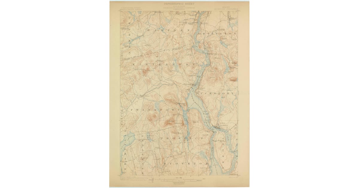 Old Maps of Monroe, ME | Pastmaps