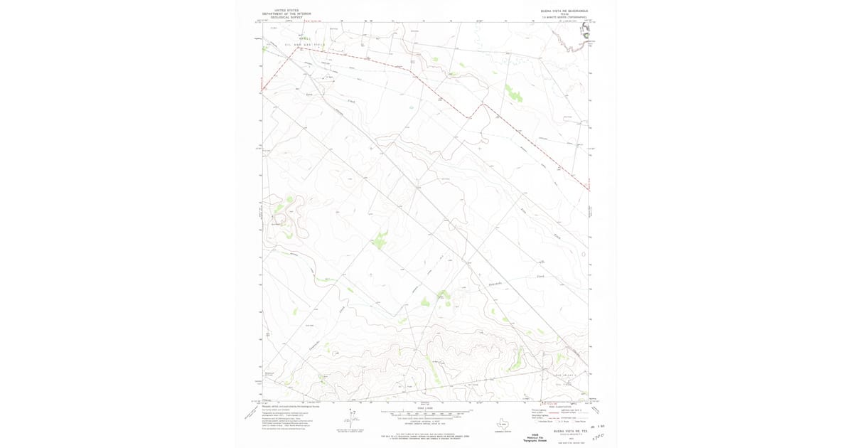 1970s Maps of Crane County, TX | Pastmaps