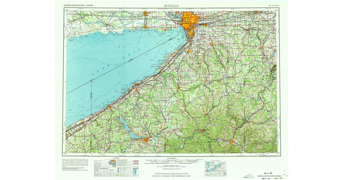 1970s Maps of Buffalo, NY | Pastmaps