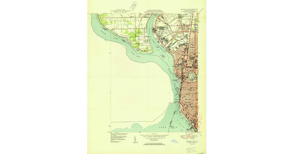 1950s Maps of New York | Pastmaps