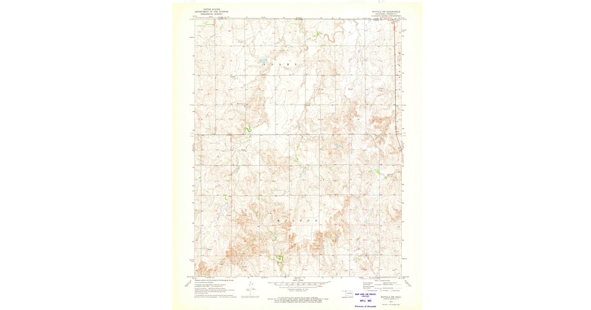 1970s Maps of Clark County, KS | Pastmaps