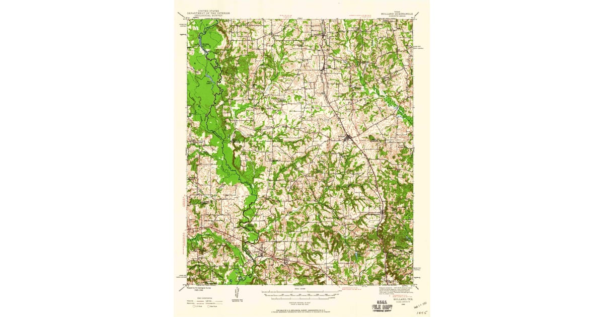 Old Maps of Anderson County, TX for Academic Research | Pastmaps