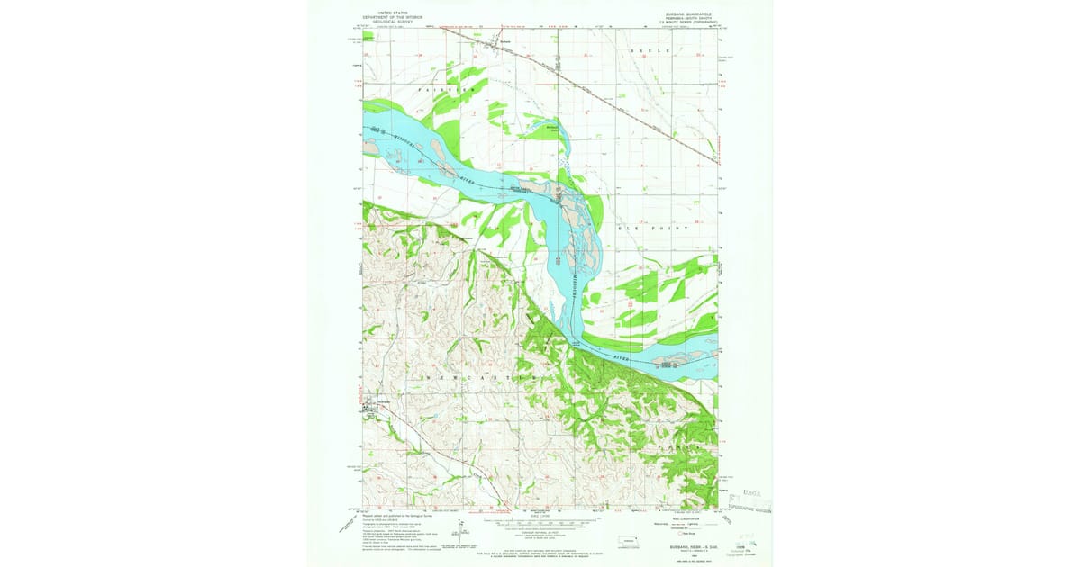 1960s Maps of Clay County, SD | Pastmaps