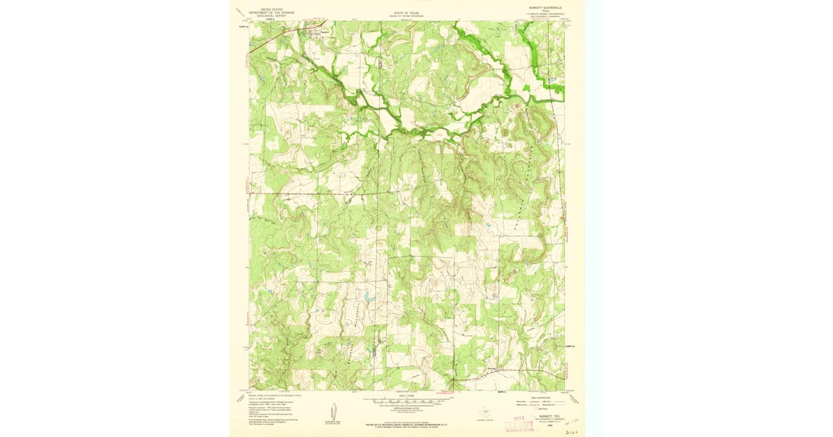 1960s Maps of Brown County, TX | Pastmaps