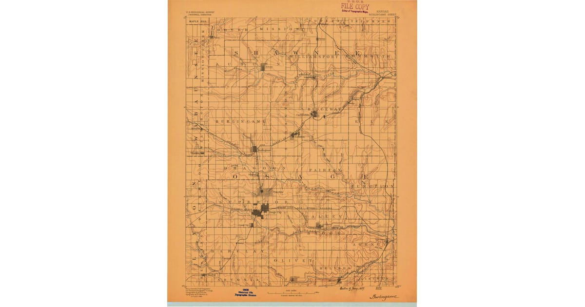 Old Maps of Topeka, KS | Pastmaps