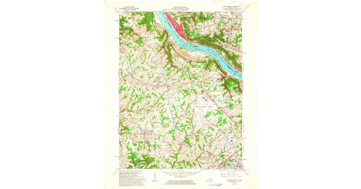 1960s Maps of Sayler Park, Cincinnati | Pastmaps