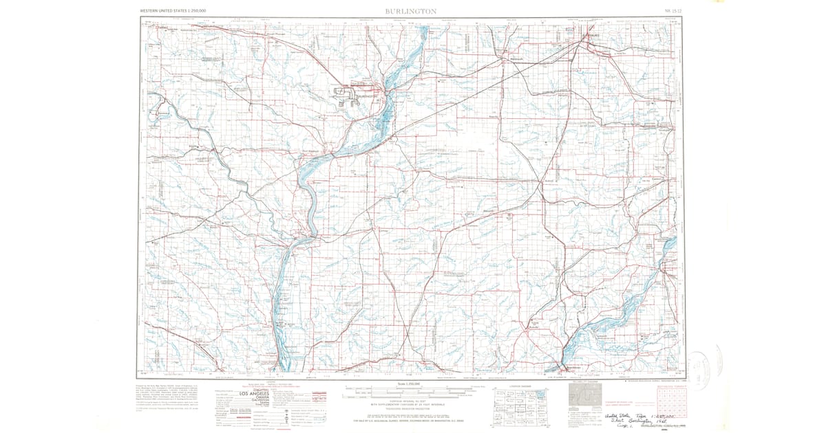 1950s Maps of Dallas City, IL | Pastmaps