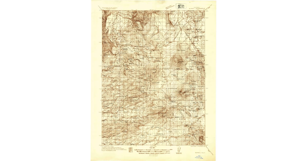 1930s Maps of Whitmore, CA | Pastmaps