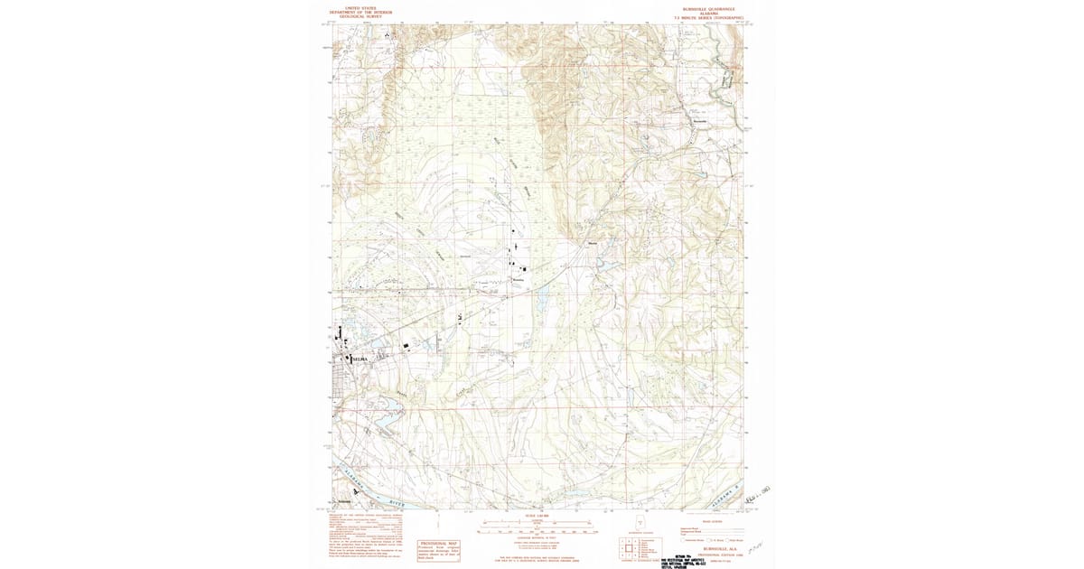 1980s Maps of Selma, AL | Pastmaps