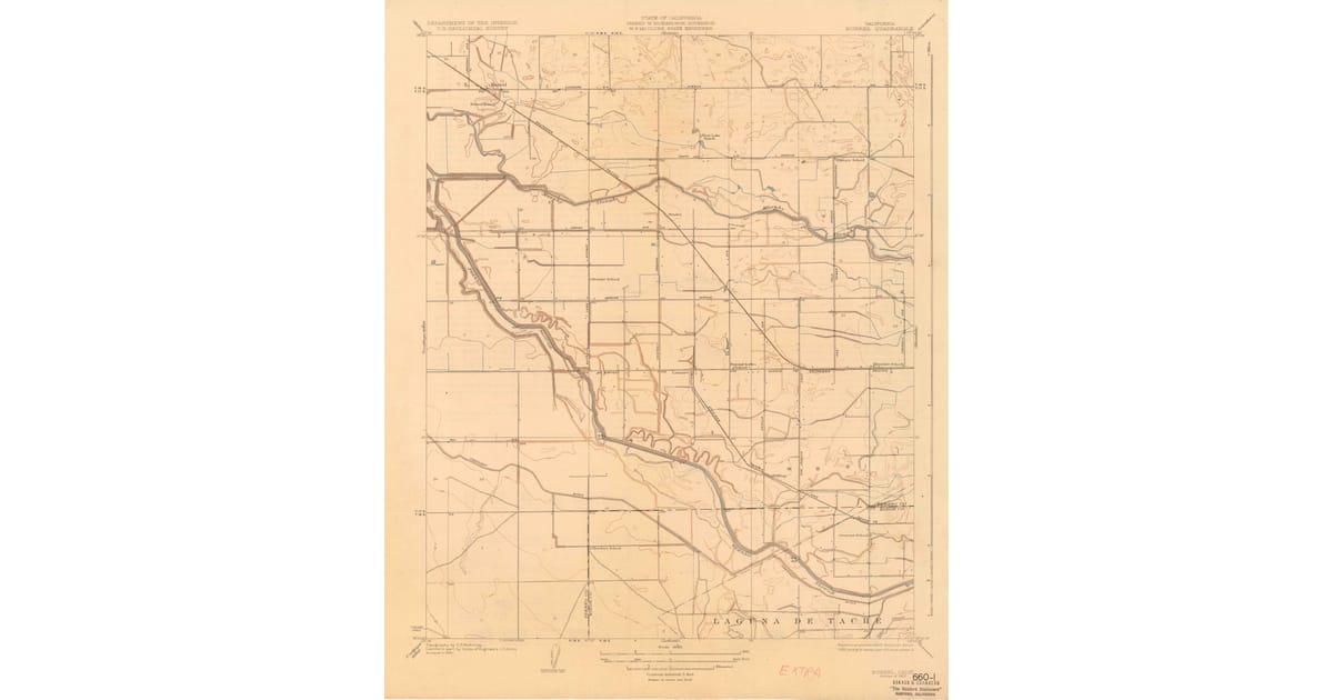 Old Historical Maps of Lanare, CA | Pastmaps