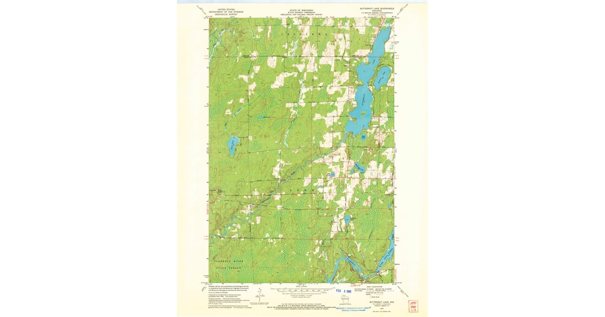 1970s Maps of Wisconsin | Pastmaps