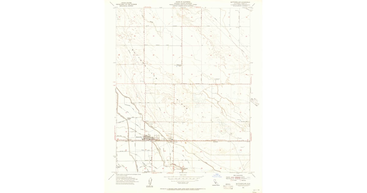 1950s Maps of Palomas Ranch, CA | Pastmaps