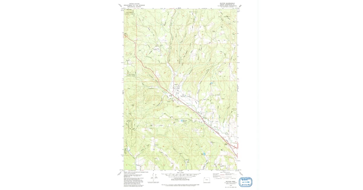 1970s Maps of Buxton, OR | Pastmaps
