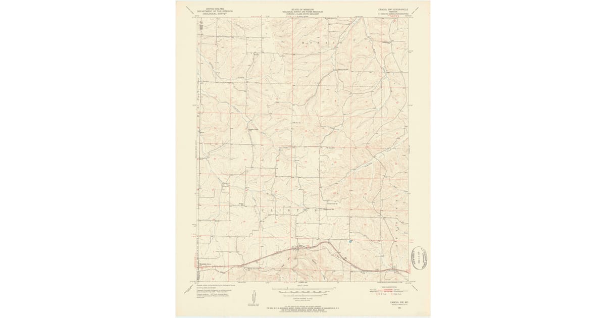 Old Maps of Fowler, MO for Hiking & Exploration | Pastmaps