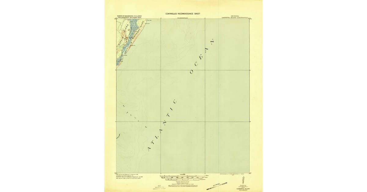 Old Maps of Raccoon Bluff, GA | Pastmaps