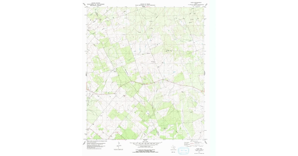 1979 Map of Cadiz, Bee County, TX — High-Res | Pastmaps