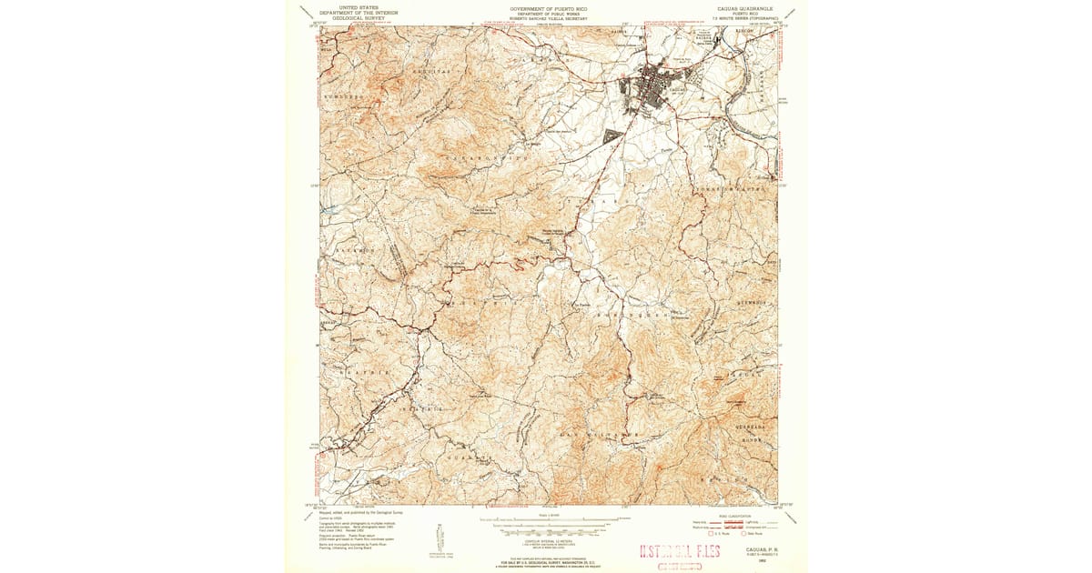 1950s Maps of Turabo, Caguas | Pastmaps