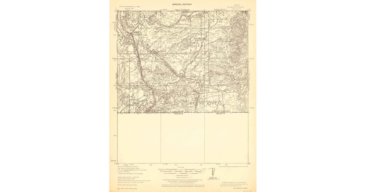 1930s Maps of Nogales, AZ | Pastmaps