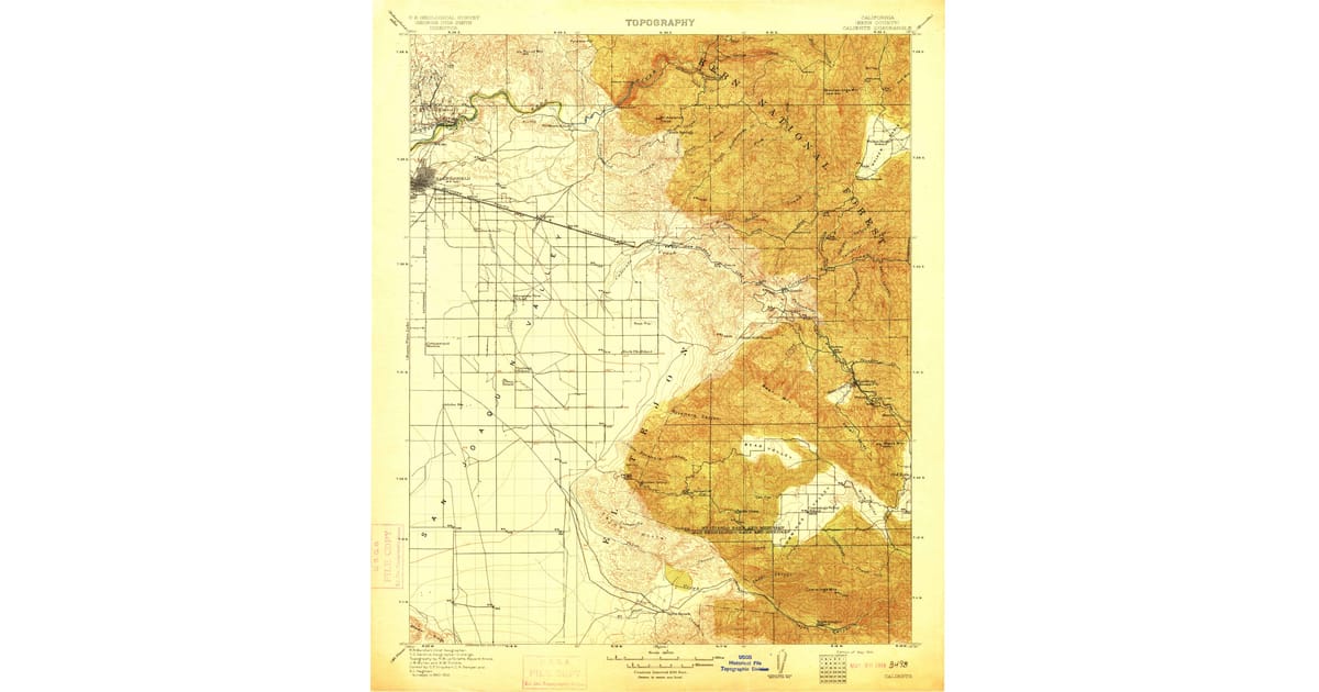 1900s (20th Century) Maps of Arvin, CA | Pastmaps