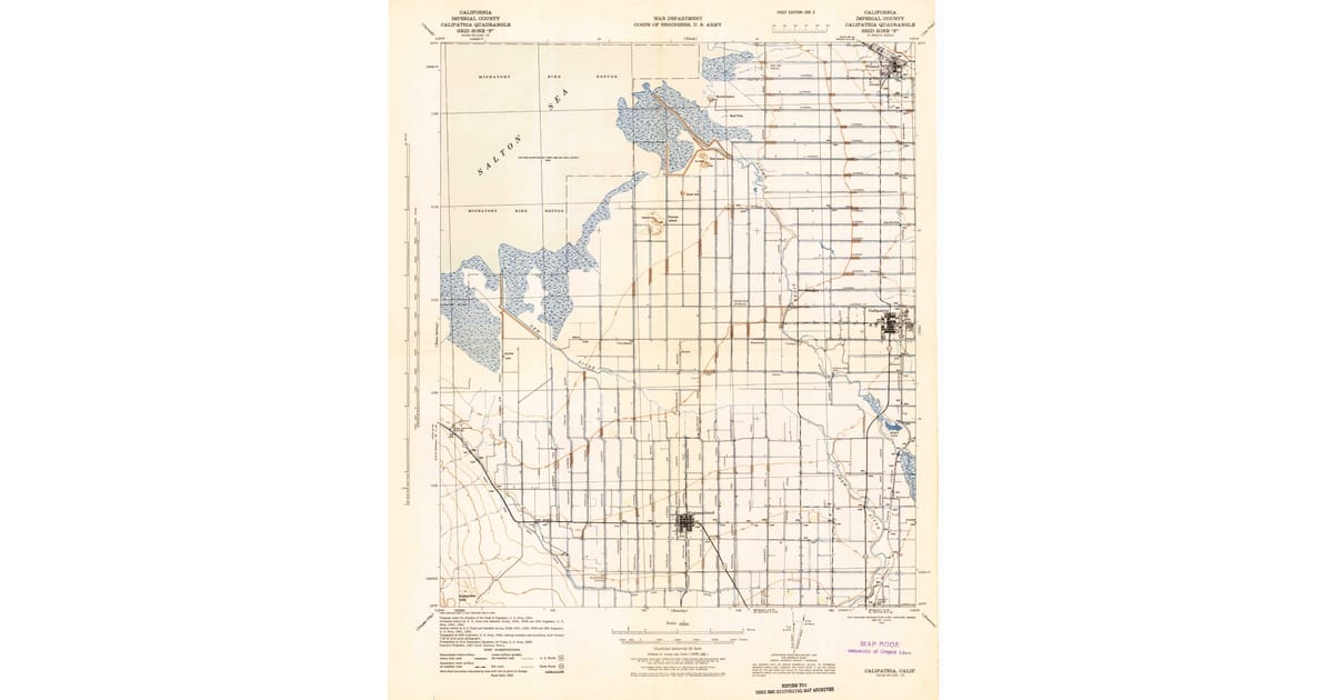 Old Maps of Niland, CA | Pastmaps