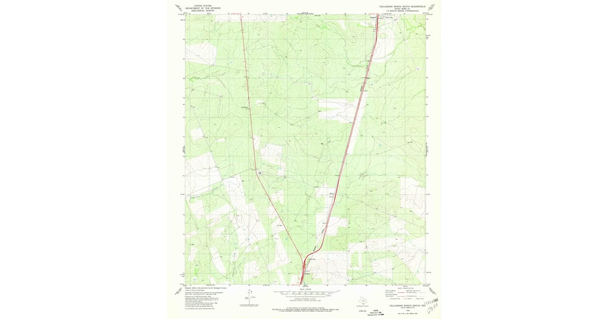 1980s Maps of Webb, TX | Pastmaps