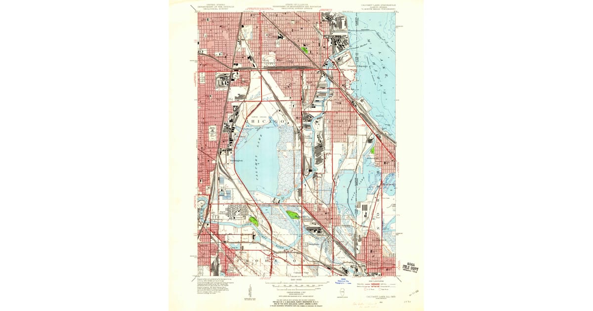 1950s Maps of Roseland, Chicago | Pastmaps