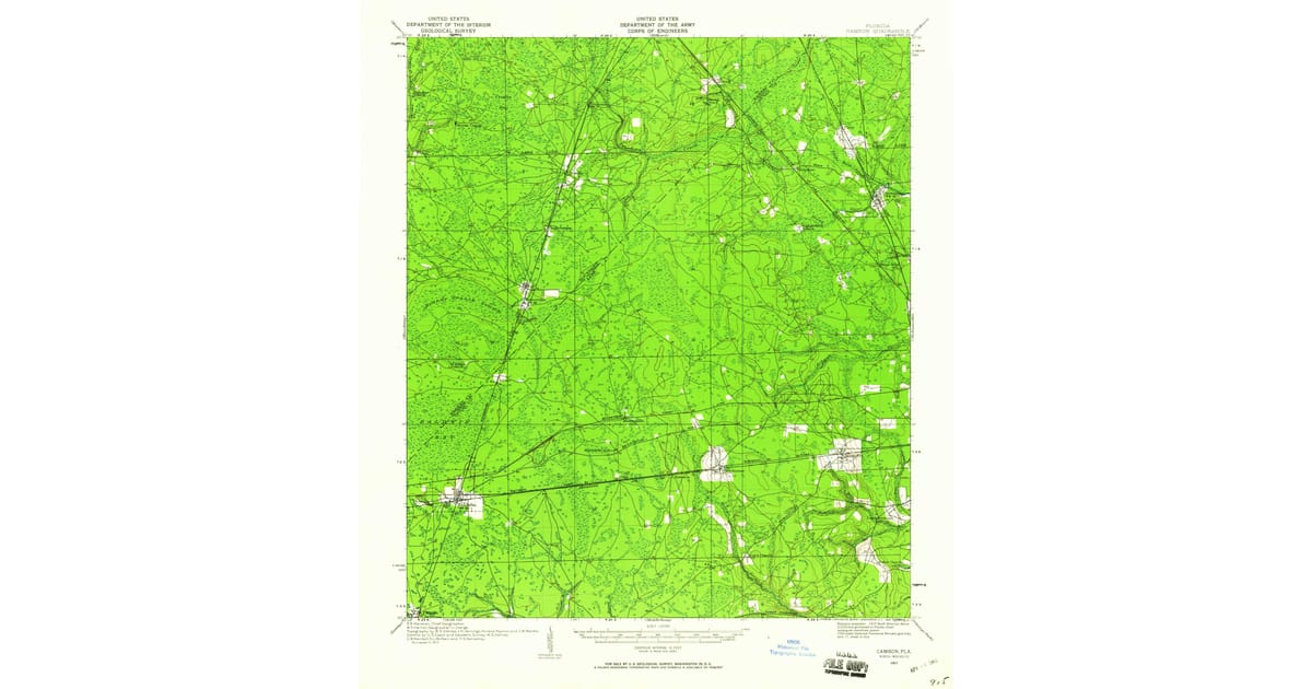 Old Maps of Verdie, FL | Pastmaps