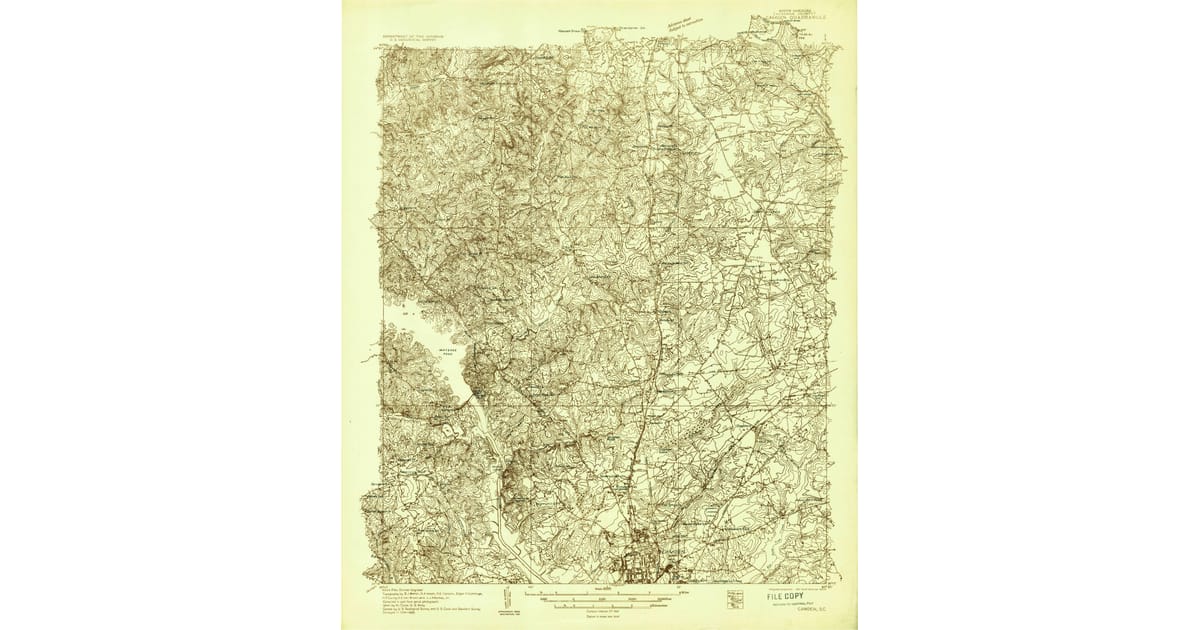 Old Maps of Valley Park, SC | Pastmaps