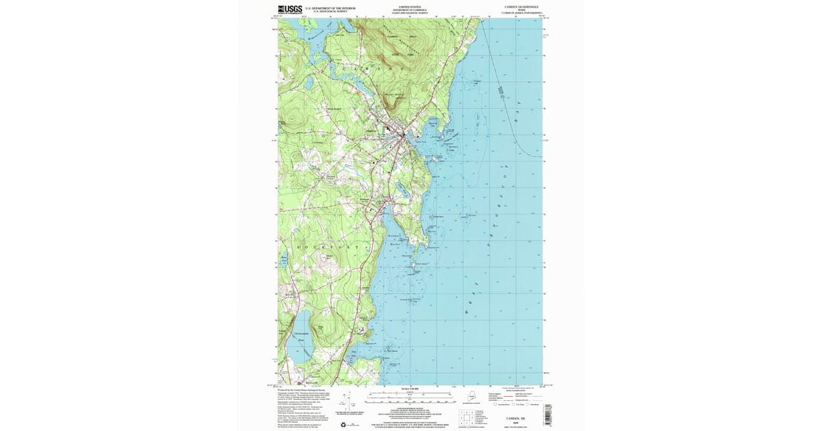 2000-2009 Maps of Maine | Pastmaps