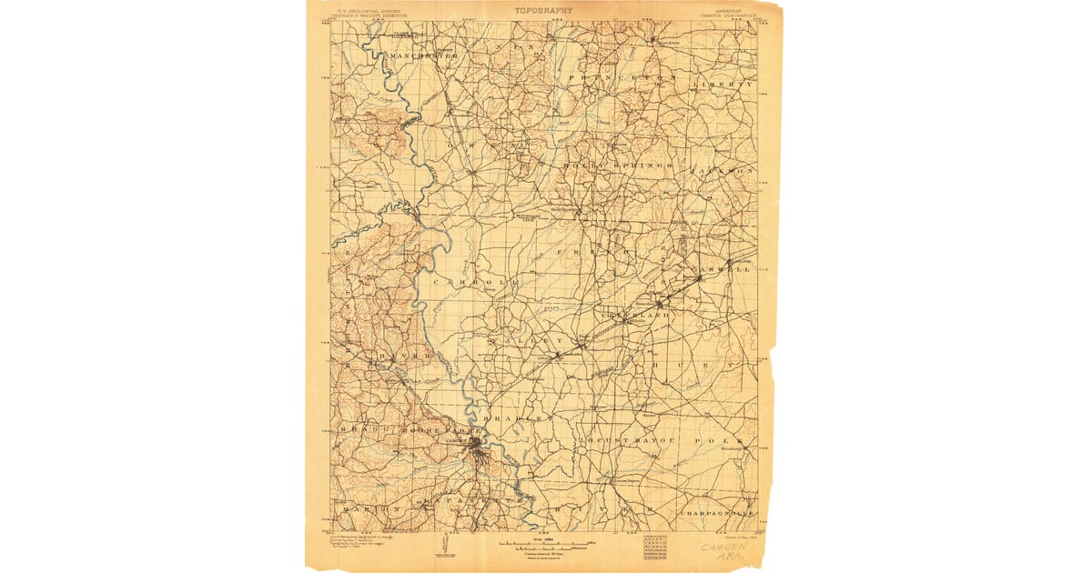 Old Maps of Kent, AR | Pastmaps
