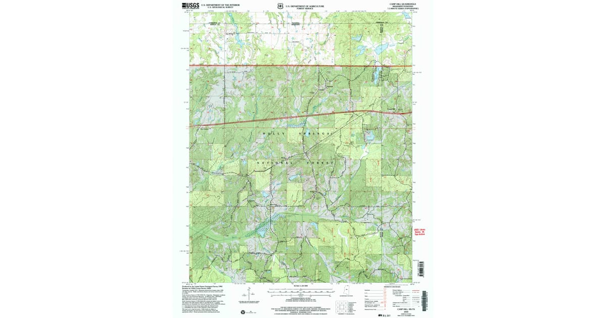 2000-2009 Maps of New Canaan, MS | Pastmaps