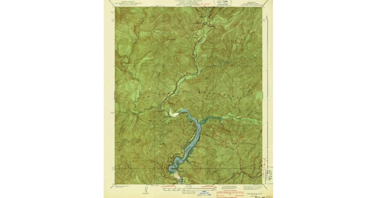 1940s Maps of Los Angeles County, CA | Pastmaps
