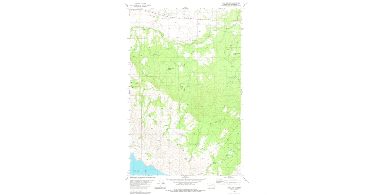 1980s Maps of Okanogan County, WA | Pastmaps