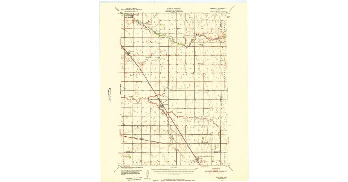 Old Historical Maps of Doran, MN | Pastmaps