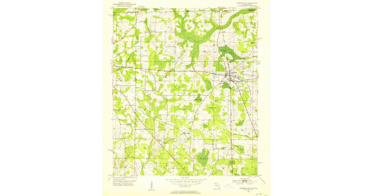 Old Maps of Jacob City, FL | Pastmaps