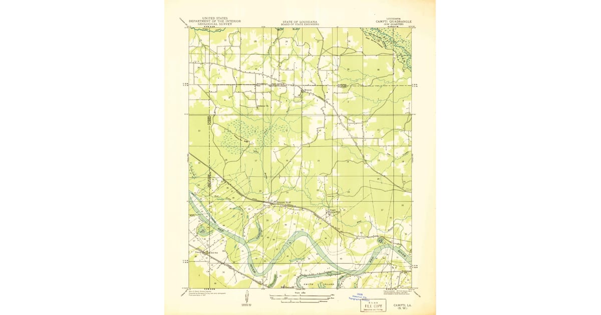 1930s Maps of Timon, LA | Pastmaps