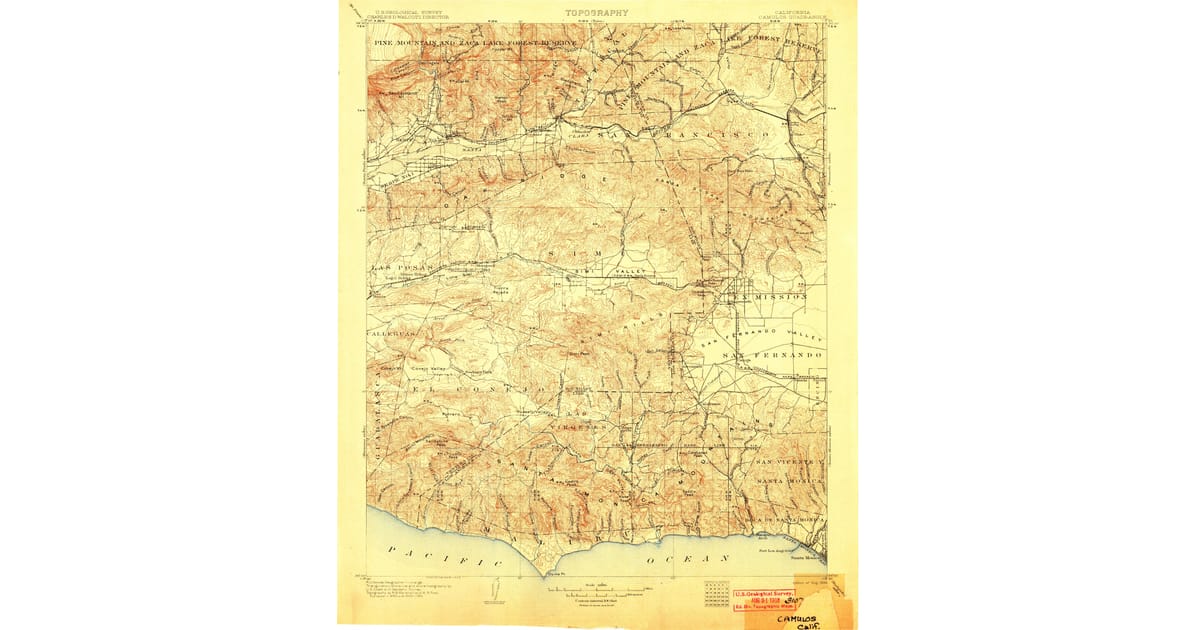 Old Maps of Homestead, Los Angeles County | Pastmaps