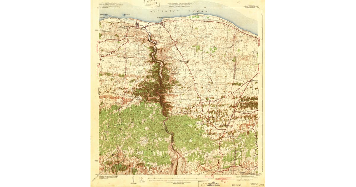 1940s Maps of Hatillo | Pastmaps