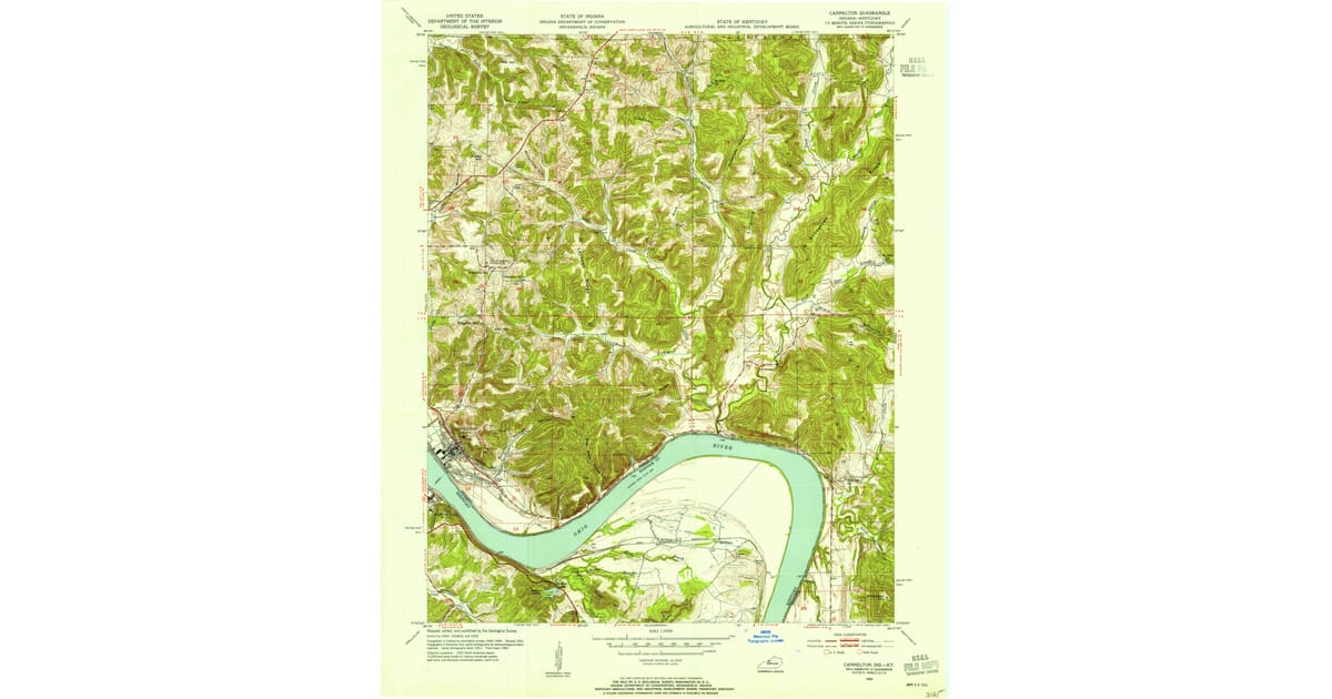 1950s Maps of Skillman, KY | Pastmaps