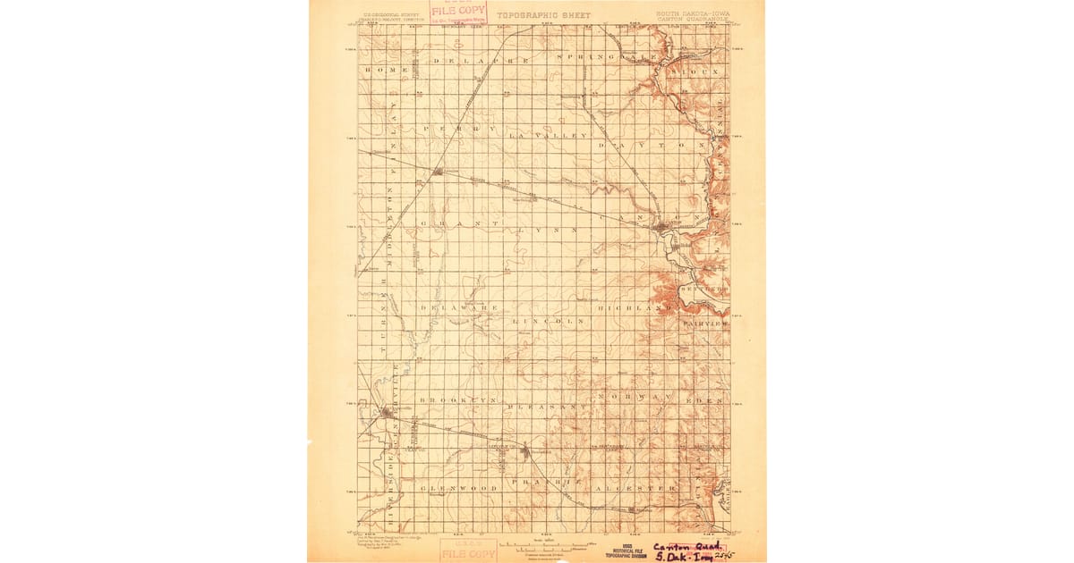 1900s (20th Century) Maps of Moe, Norway Township | Pastmaps