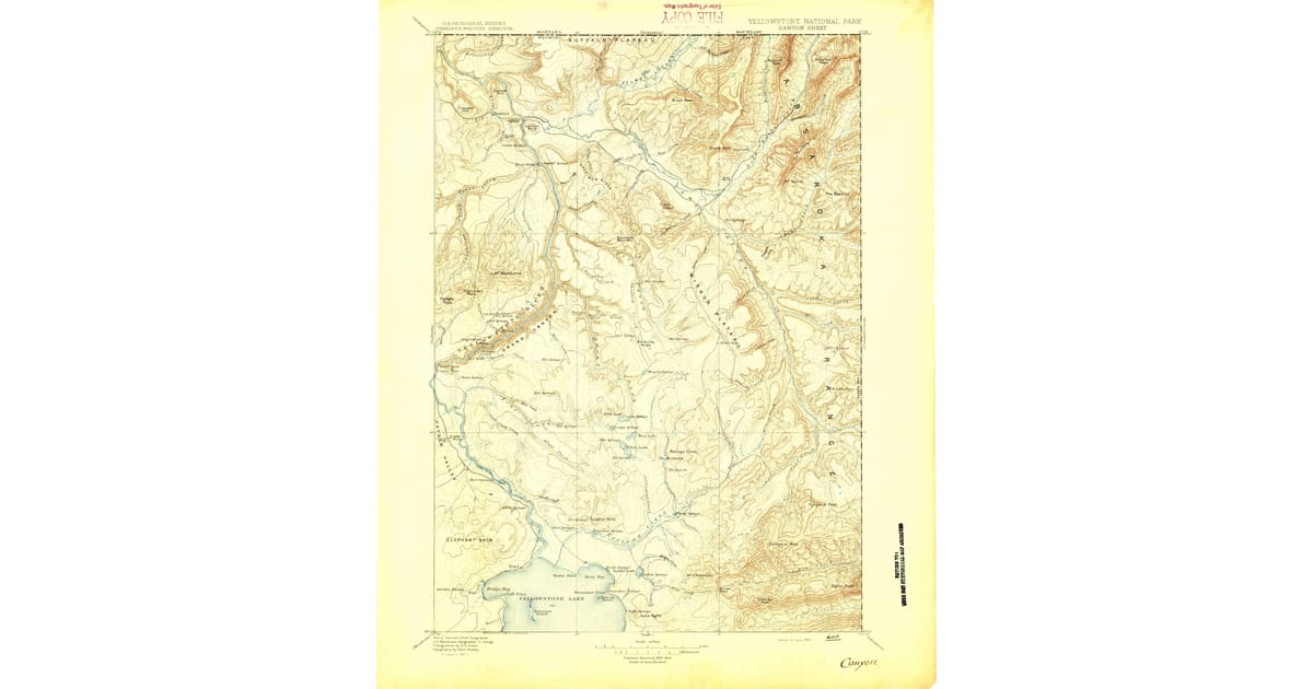 1890s Maps of Tower Junction, WY | Pastmaps