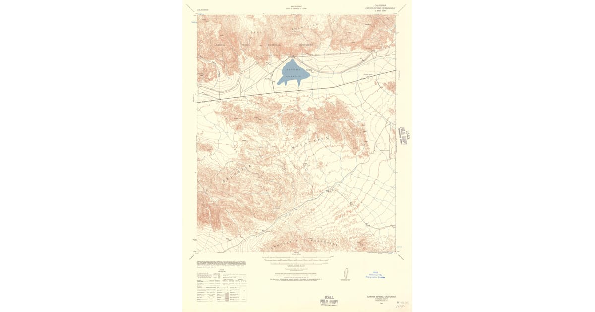 Old Maps of Chiriaco Summit, CA for Hiking & Exploration | Pastmaps