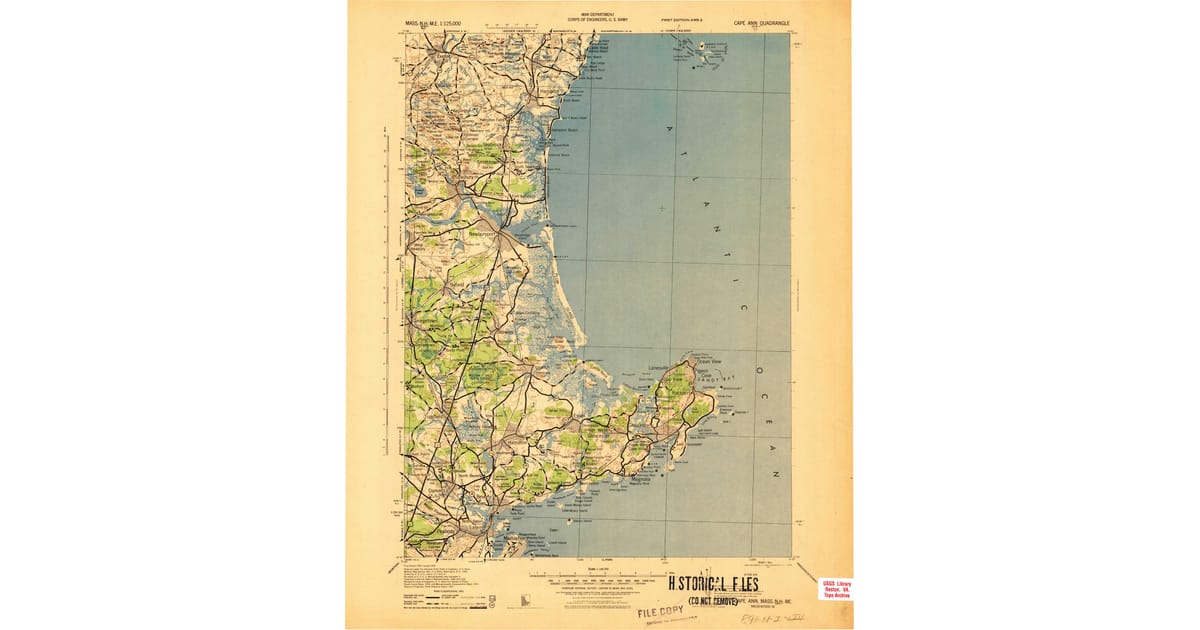 1940s Maps of Squires Glen, Newburyport | Pastmaps